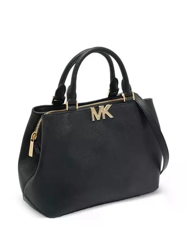 Michael Kors Leather Satchel Bag - Black