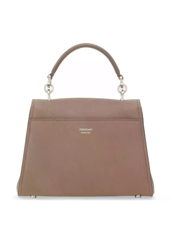 FERRAGAMO Double Gancini Top Handle Bag