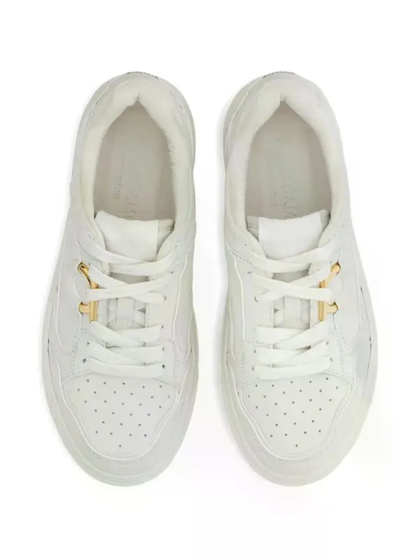 FERRAGAMO Gancini Lace-up Sneakers