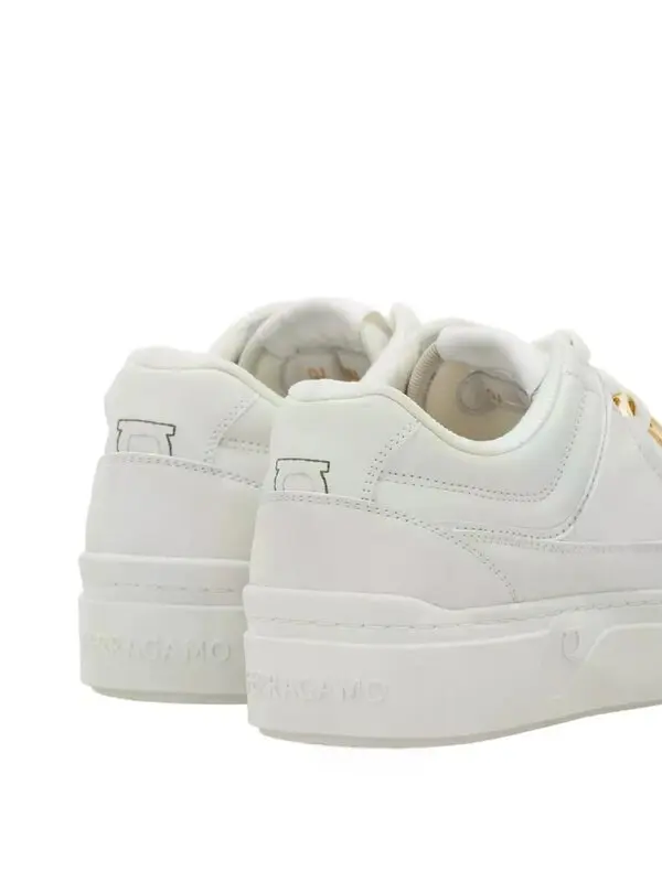 FERRAGAMO Gancini Lace-up Sneakers