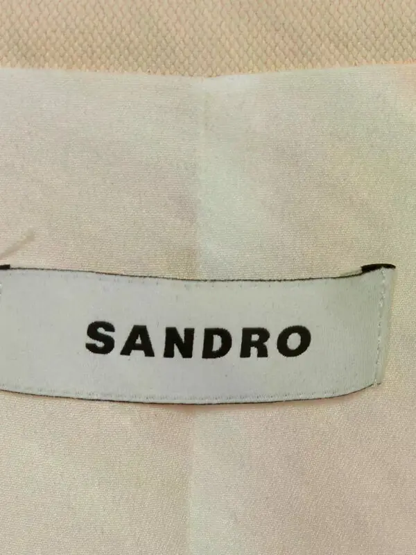 Sandro Belted Sleeveless Mini Dress