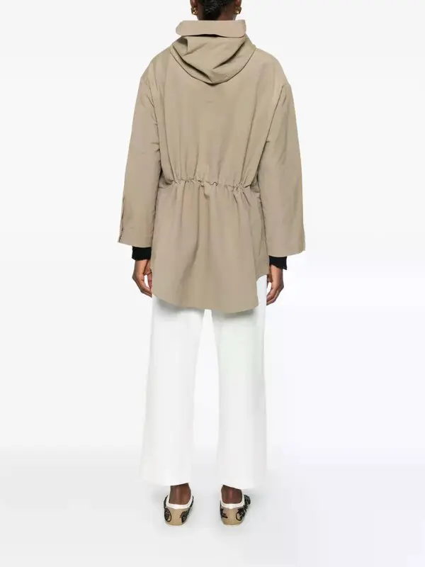 Emporio Armani Hooded Drawstring Parka
