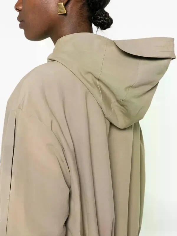 Emporio Armani Hooded Drawstring Parka