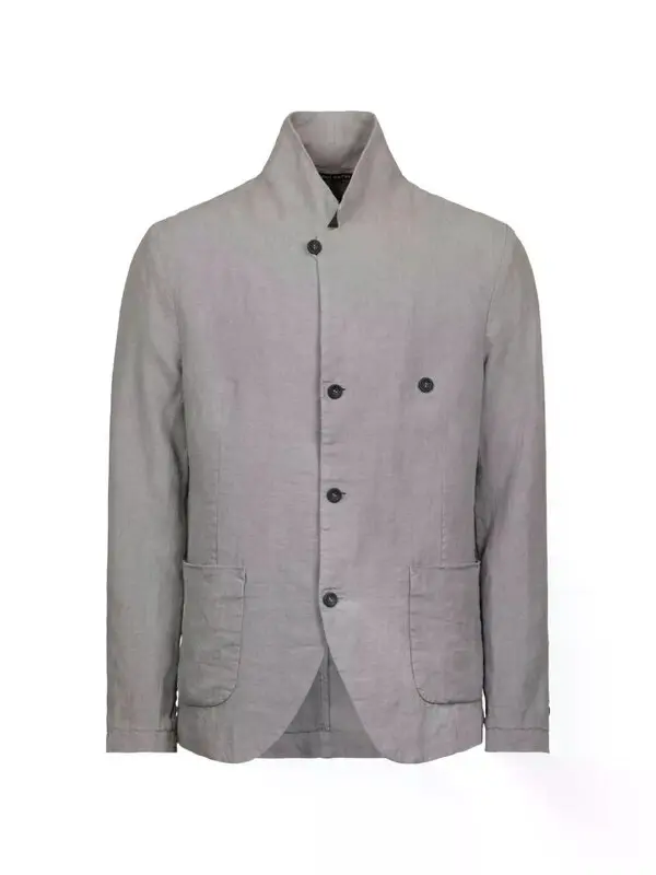 HANNES ROETHER Button-fastening Patch-pocket Blazer