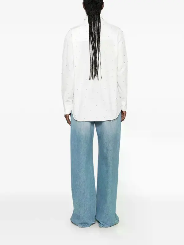 Maje Embellished Pussy-bow Shirt