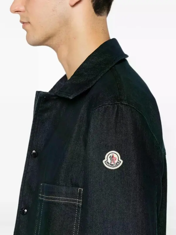 Moncler Patch-pocket Denim Jacket