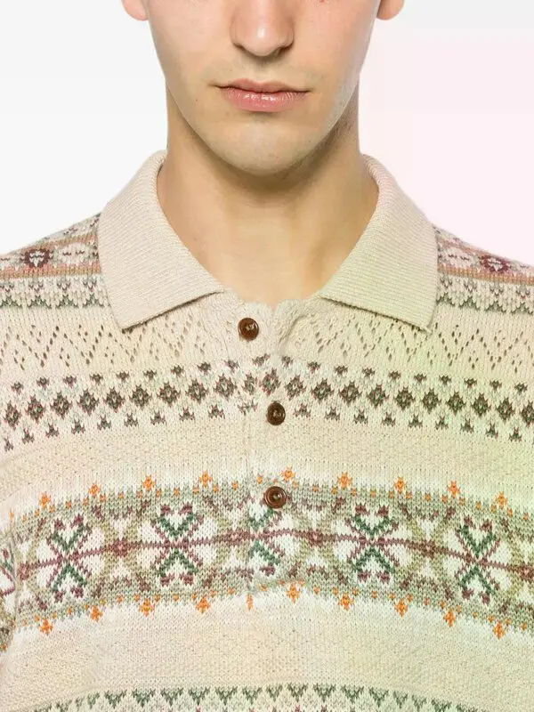 Polo Ralph Lauren Fair Isle Short-sleeve Polo Shirt