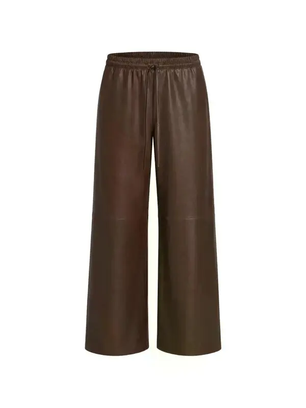 Sprwmn Kauai Leather Palazzo Pants