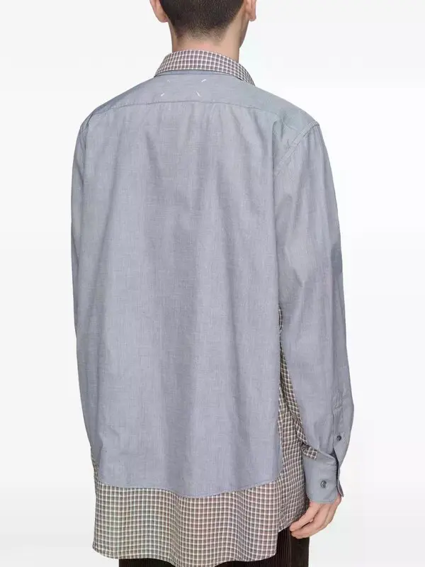 MAISON MARGIELA Check-pattern Double-layer Shirt