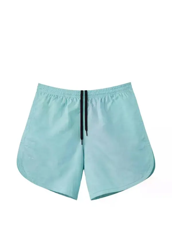 TRIBE AND TRUE Drawstring Waist Swim Shorts - Blue