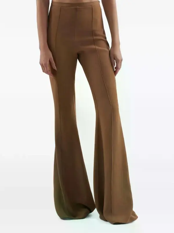 TALLER MARMO Flared Trousers - Brown