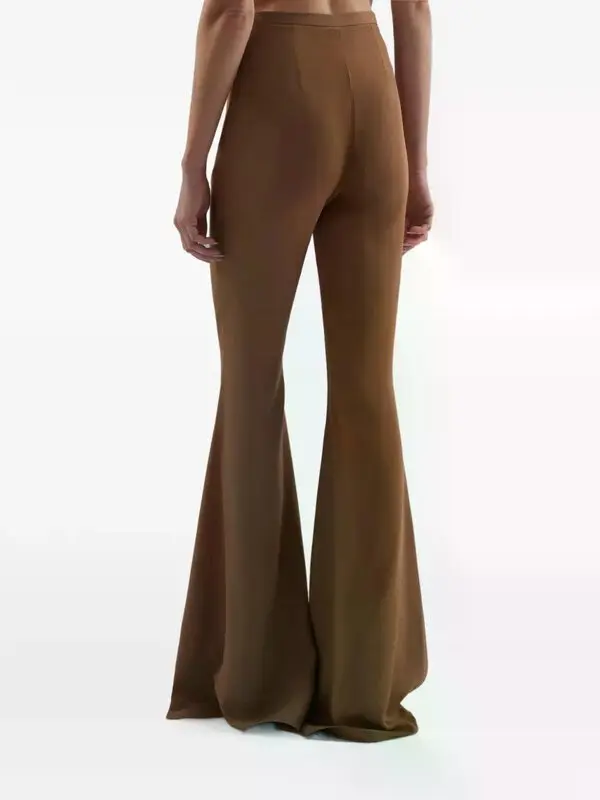 TALLER MARMO Flared Trousers - Brown
