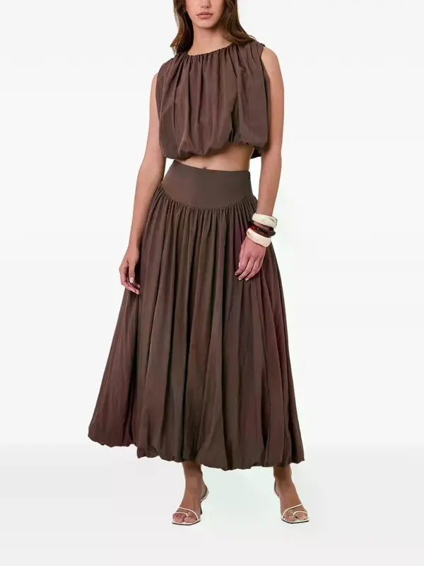NICHOLAS Nadira Top Chocolate - Brown