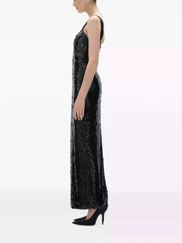 Rachel Gilbert Embellished Gown - Black