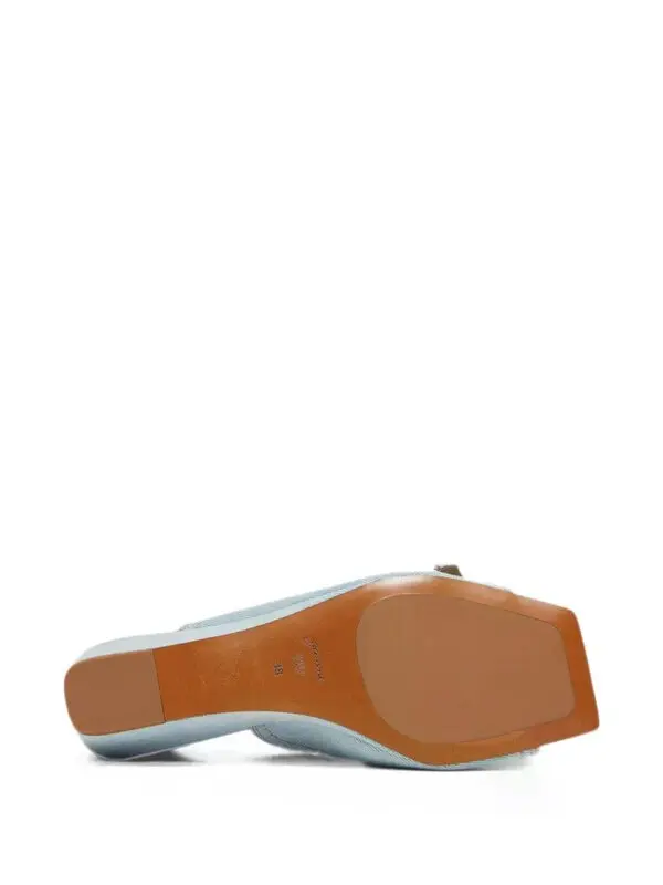 GANNI Buckle-detail Wedge Sandals