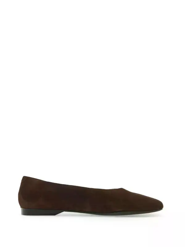 VAGABOND SHOEMAKERS Delia Square-toe Ballet Flats - Brown