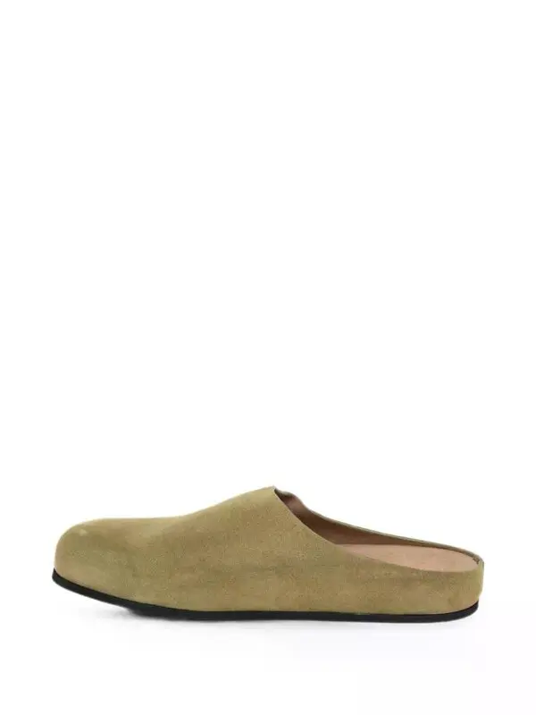 COMMON PROJECTS Suede Slip-on Mules - Green