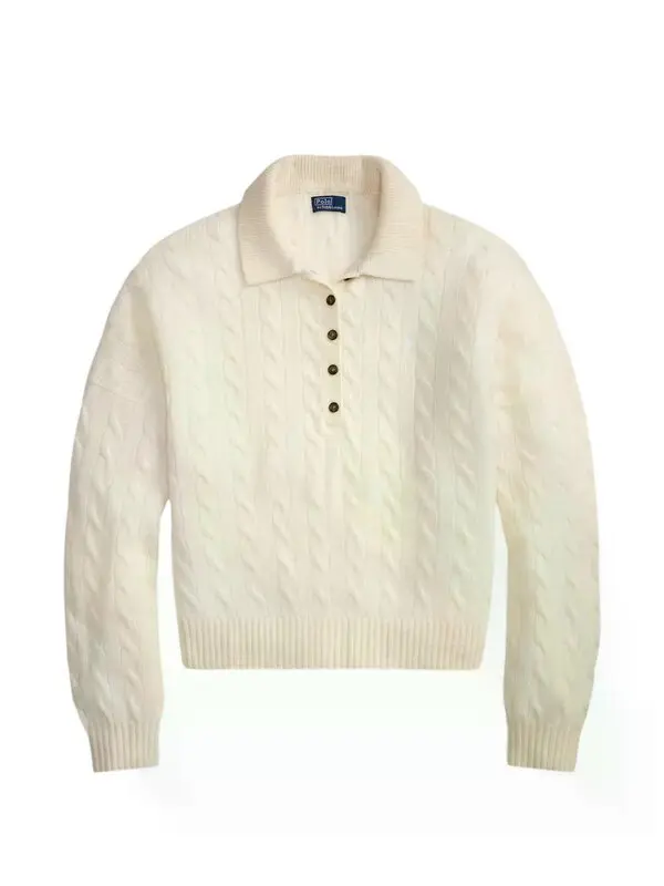 Polo Ralph Lauren Cable Knit Polo Sweater