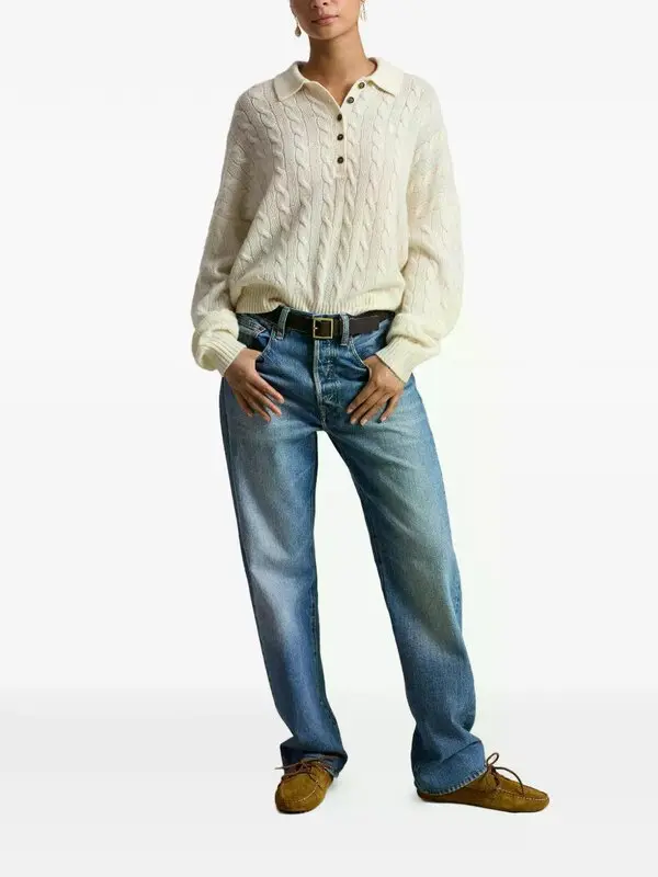 Polo Ralph Lauren Cable Knit Polo Sweater