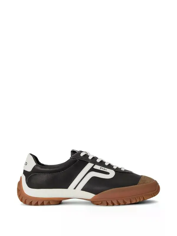 Polo Ralph Lauren Panelled Leather Sneakers