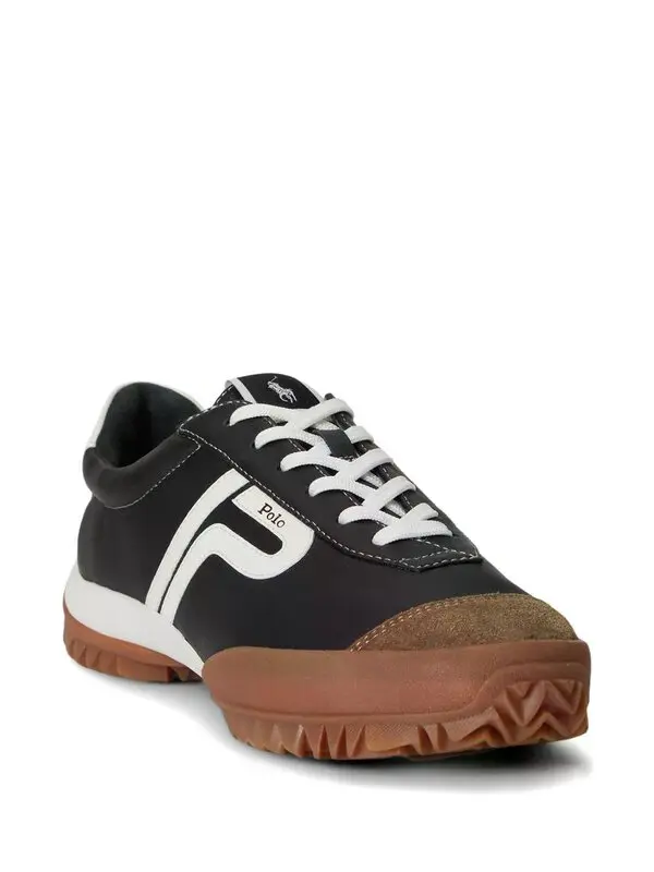 Polo Ralph Lauren Panelled Leather Sneakers