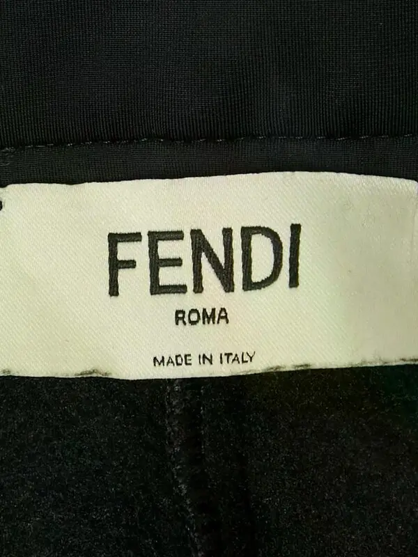 Fendi Velvet-trim Trousers