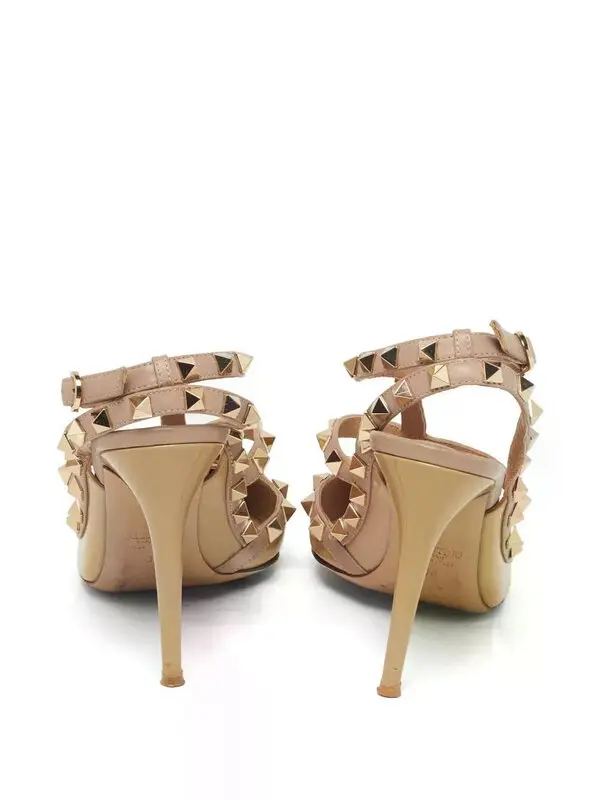 Valentino Garavani Rockstud Pointed-toe Pumps - Neutrals