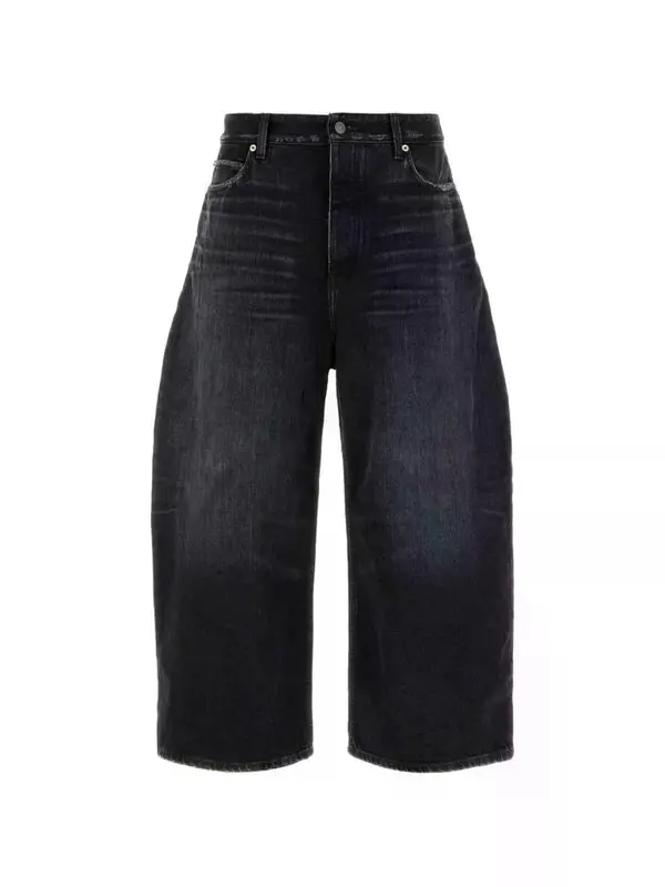 Balenciaga Distressed-finish Wide-leg Jeans