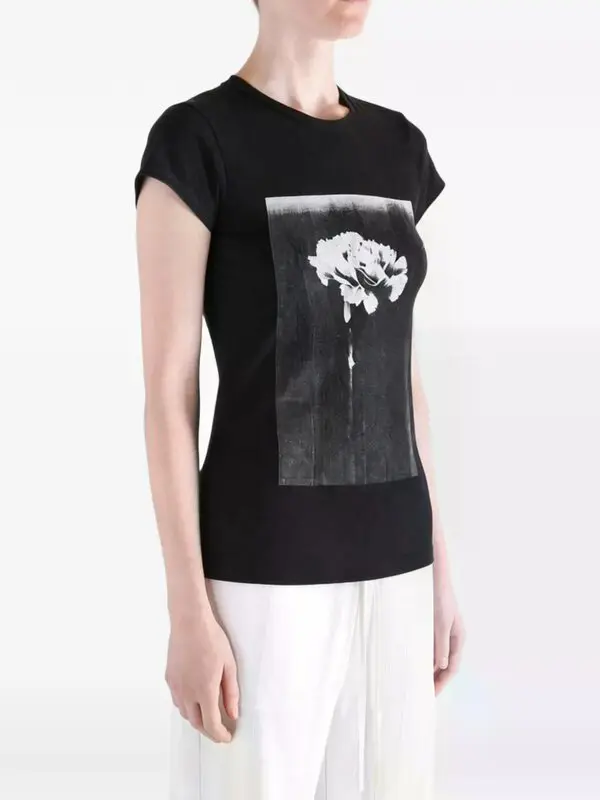 Balenciaga Flower Print T-shirt