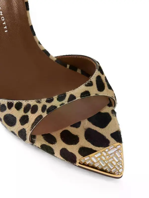 GIUSEPPE ZANOTTI Intriigo Savage Mules 105 - Neutrals