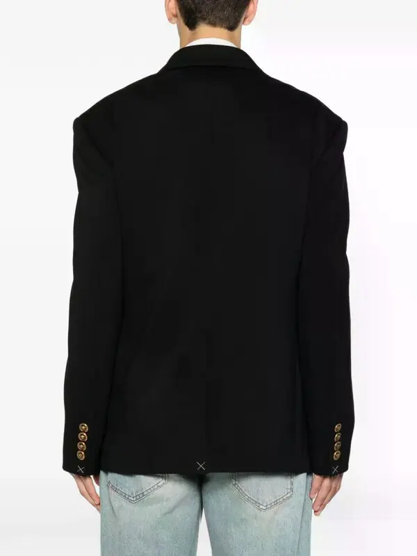 Versace Long-sleeve Buttoned Blazer