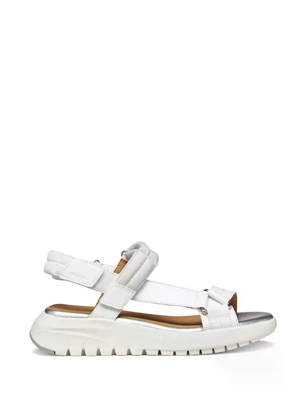Geox Touch-strap Platform Sandals