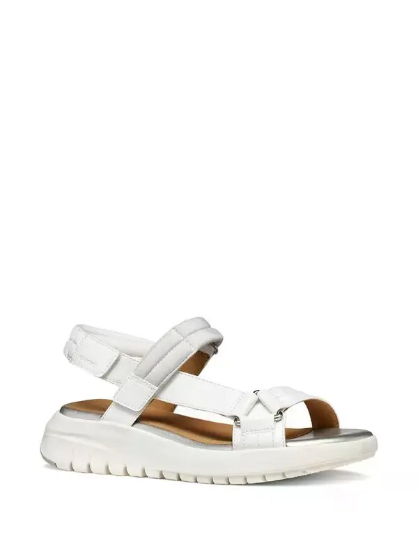 Geox Touch-strap Platform Sandals