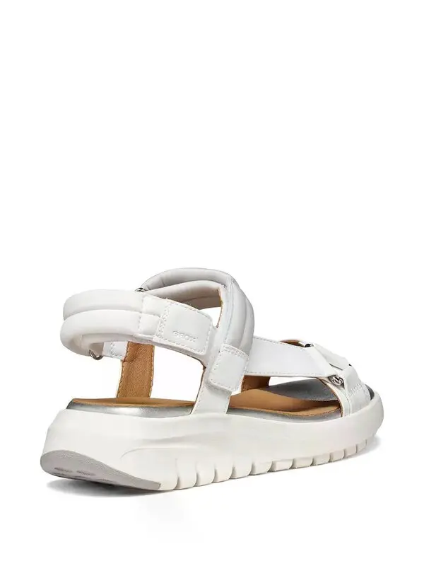 Geox Touch-strap Platform Sandals