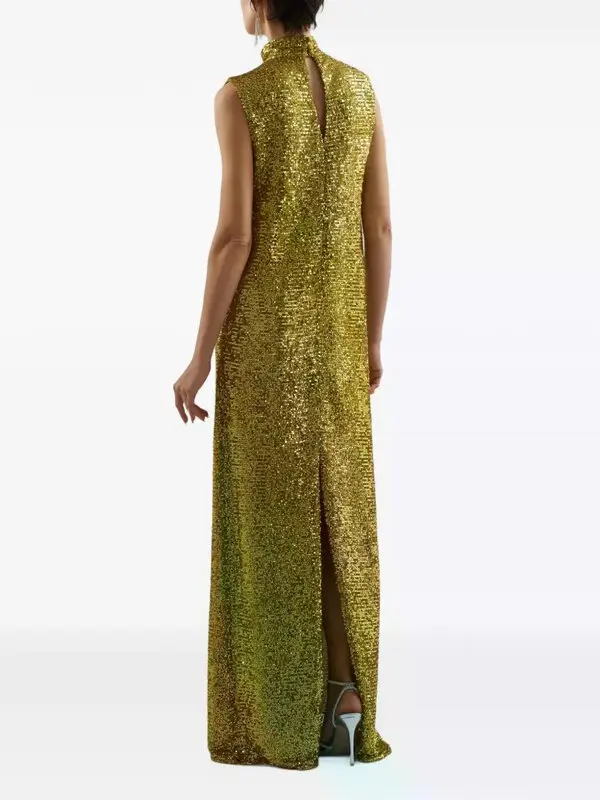 TALLER MARMO Sequined Maxi Dress