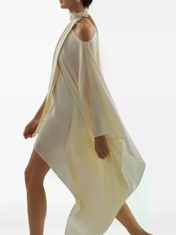 TALLER MARMO Atlas Asymmetric Dress - Neutrals