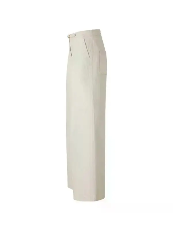 Dorothee Schumacher Belted Wide-leg Trousers In Champagne Beige