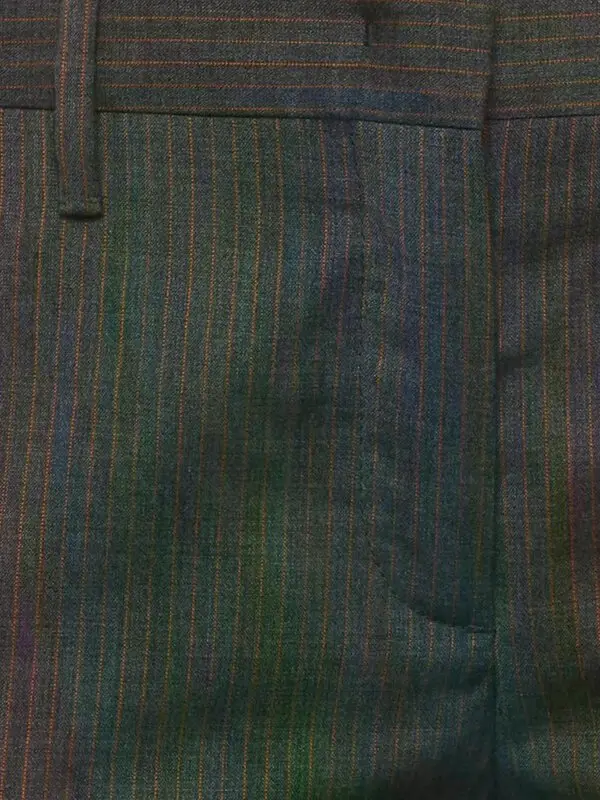 Prada Cotton Pinstripe Tailored Trousers