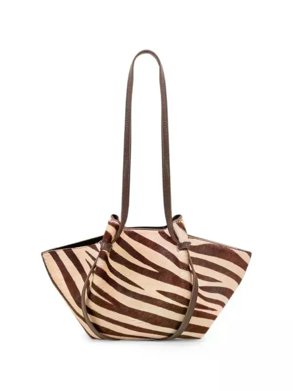 Yuzefi Mochi Zebra-print Shoulder Bag - Neutrals