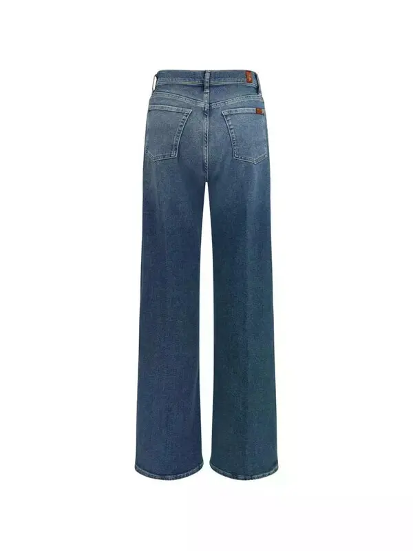 7 For All Mankind Flared Jeans - Blue