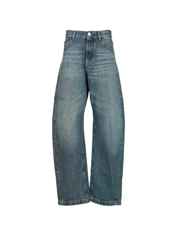 Attico Washed Effect Denim Jeans