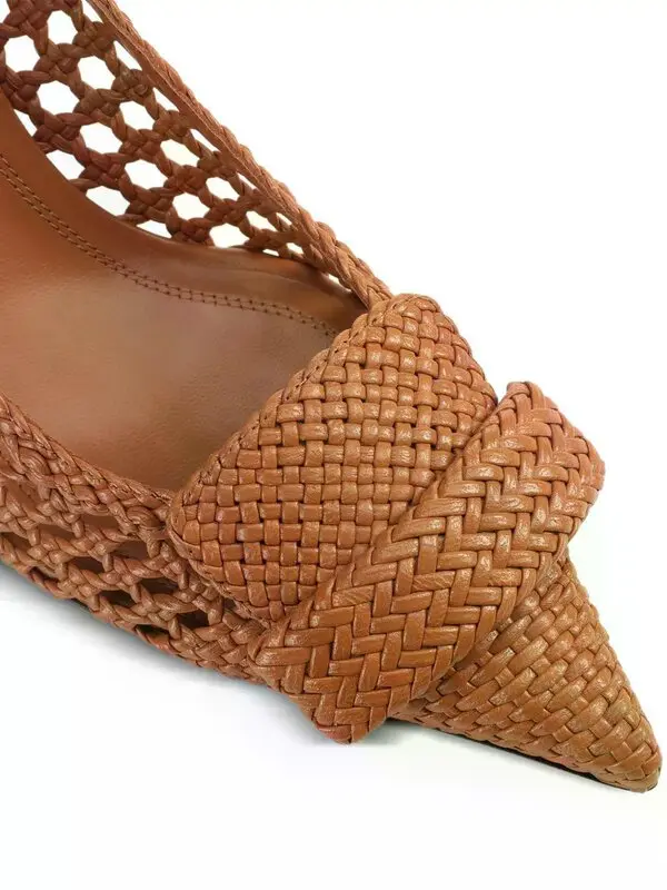 SERGIO ROSSI Sr1 Braid Pumps - Neutrals
