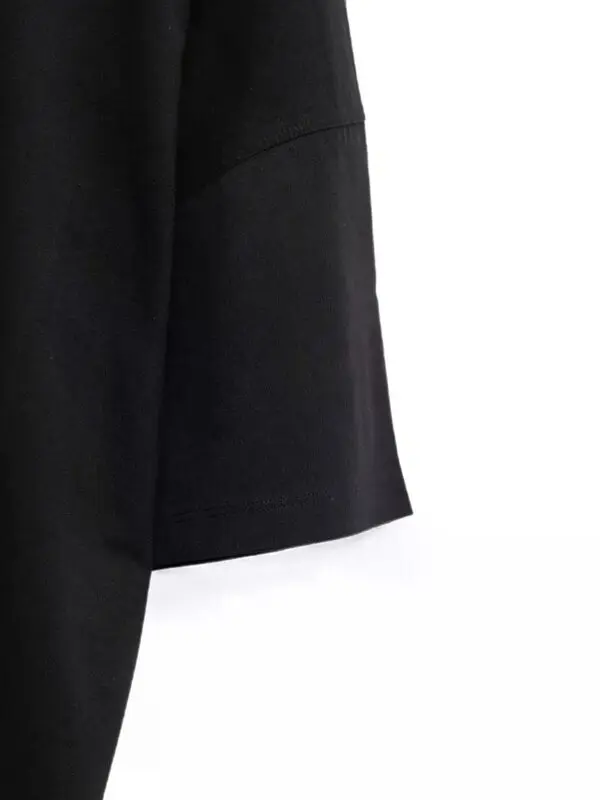 JIL SANDER Drop-shoulder Mock Neck T-shirt