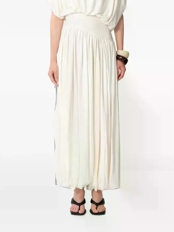 CONCEPTO Eros Pleated Trousers Off-white