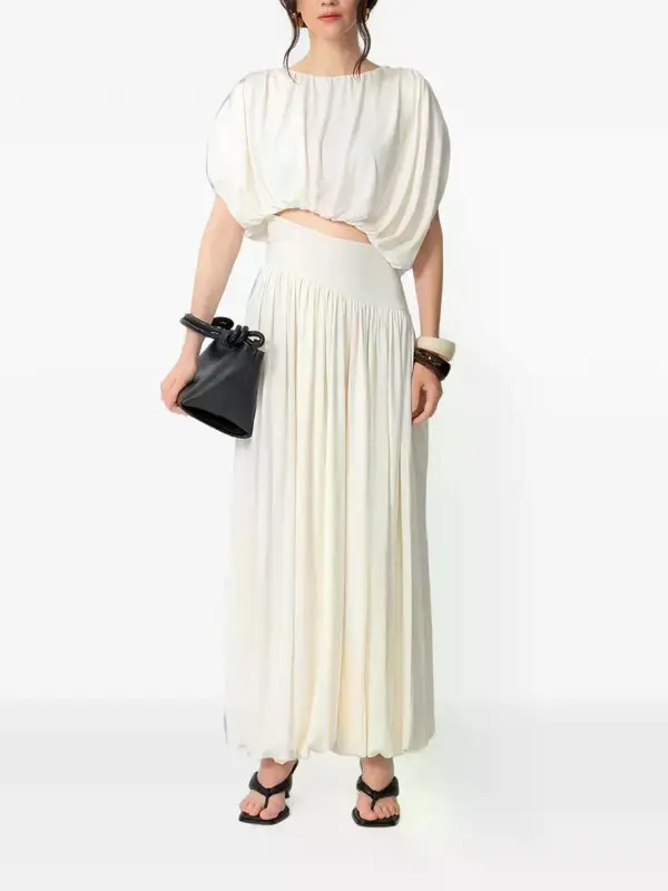 CONCEPTO Eros Pleated Trousers Off-white