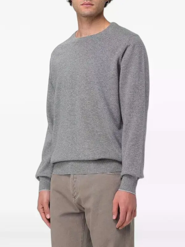 Brunello Cucinelli Cashmere Crew-neck Sweater - Grey