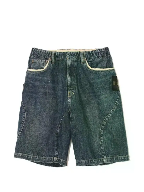 Undercover Panelled Denim Shorts