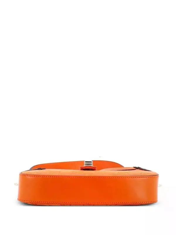 Gucci Gg Canvas Mini Shoulder Bag - Orange