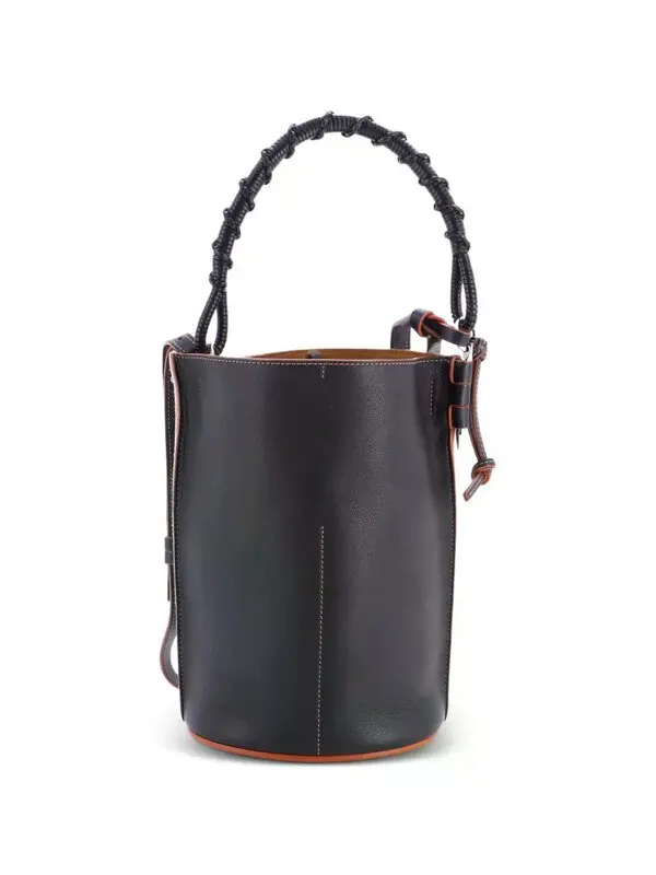 Loewe Gate Anagram Jacquard Canvas Medium Bucket Bag