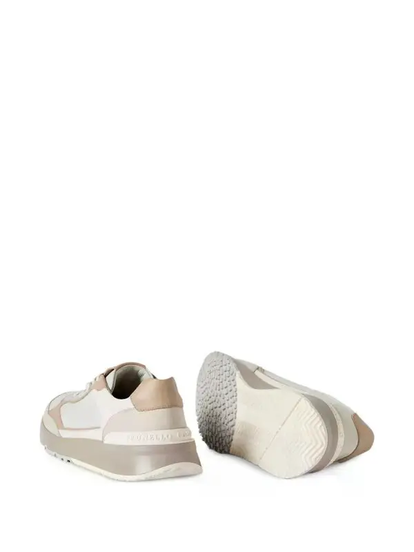Brunello Cucinelli Panelled Leather Sneakers